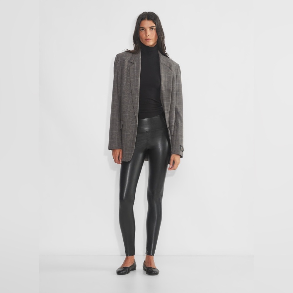 Aritzia Wilfred Free Daria Pant Leather Leggings - Gem